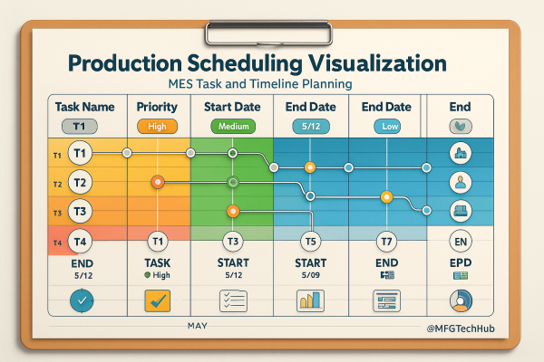 MES Production Scheduling And Planning: Optimizing Manufacturing Efficiency