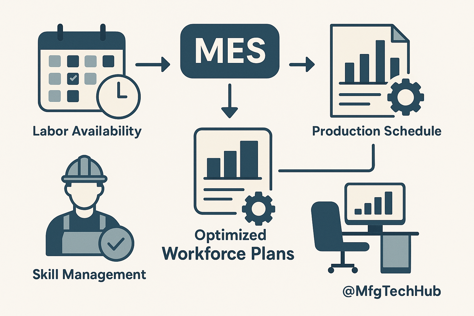 MES Components : Human Resources & Labor Management